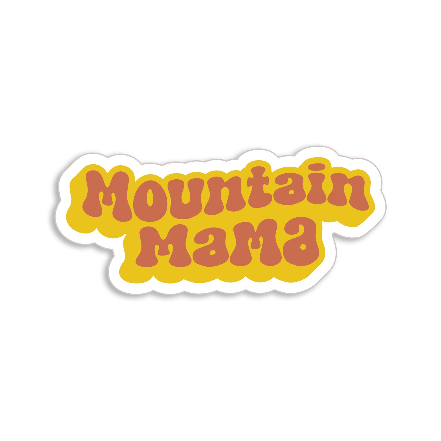 Sticker is printed on high quality vinyl and measures 3.5" W x 1.5" H