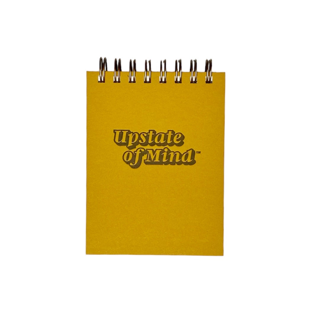 Upstate of Mind Logo Mini Jotter Notebook – Compas Life Apparel